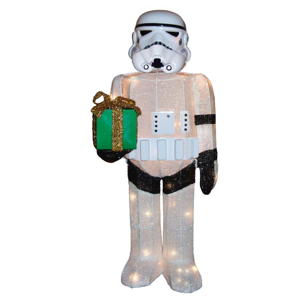 Tis Your Season | 36 in. Star Wars Storm Trooper w Gift Box Christmas ...